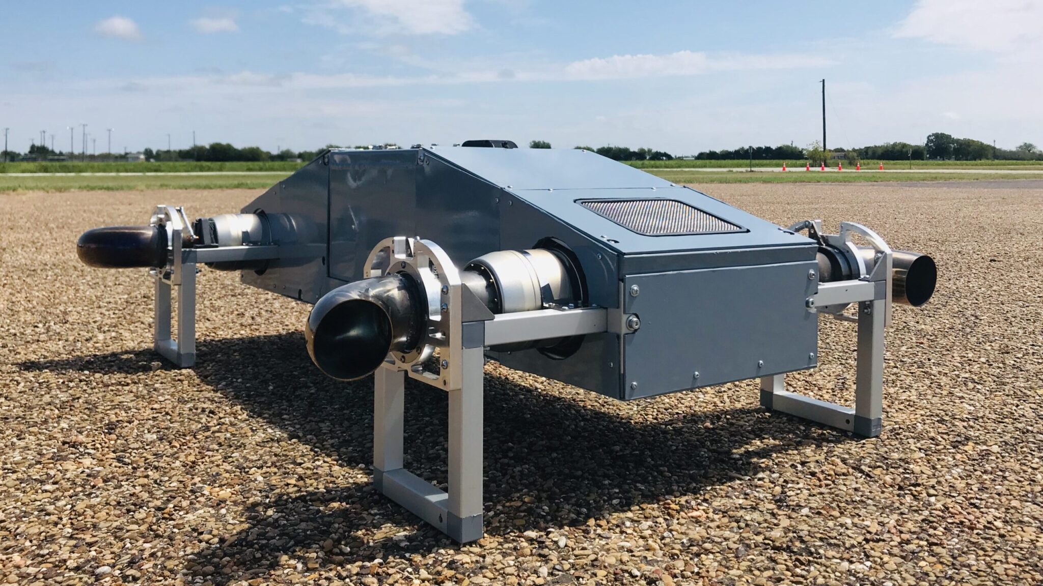 JetQuad: Quad Turbine VTOL Drone